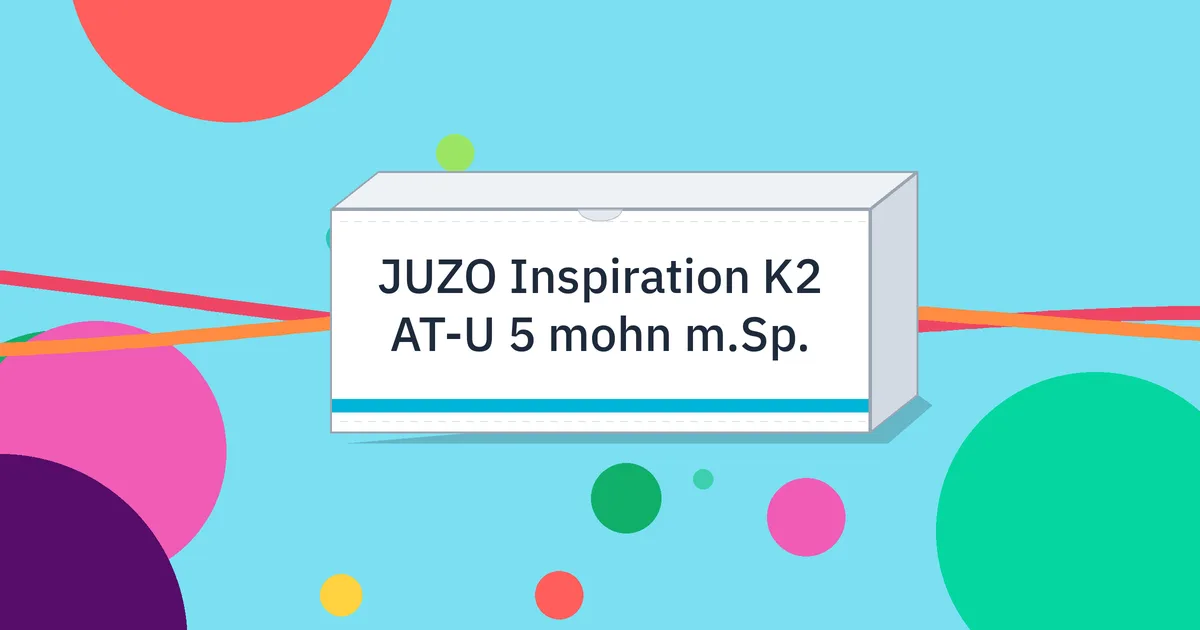 Symbolbild: Packung mit der Aufschrift JUZO Inspiration K2 AT-U 5 mohn m.Sp. (PZN 14928183) – Verfügbarkeit und Bezug in Apotheken in Frankfurt am Main