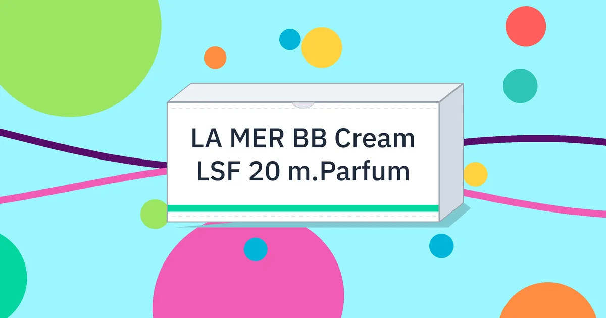 Symbolbild: Packung mit der Aufschrift LA MER BB Cream LSF 20 m.Parfum (PZN 20028207) – Verfügbarkeit und Bezug in Apotheken in Frankfurt am Main