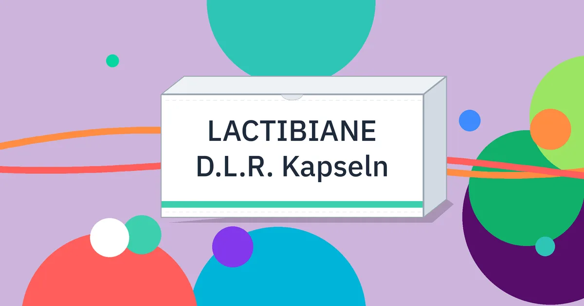 Symbolbild: Packung mit der Aufschrift LACTIBIANE D.L.R. Kapseln (PZN 20157301) – Verfügbarkeit und Bezug in Apotheken in Frankfurt am Main