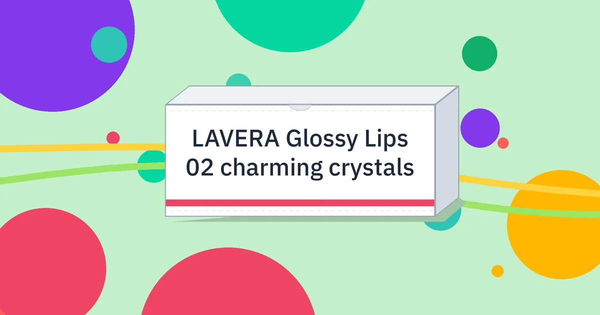 Symbolbild: Packung mit der Aufschrift LAVERA Glossy Lips 02 charming crystals (PZN 16929287) – Verfügbarkeit und Bezug in Apotheken in Frankfurt am Main