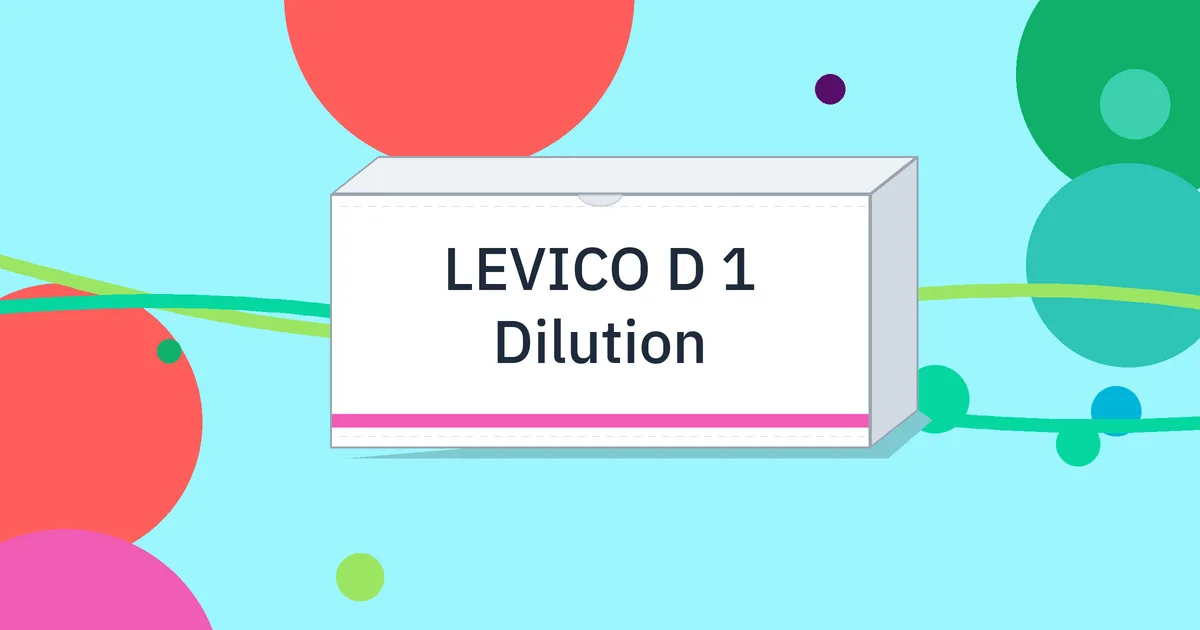 Symbolbild: Packung mit der Aufschrift LEVICO D 1 Dilution (PZN 07055352) – Verfügbarkeit und Bezug in Apotheken in Frankfurt am Main