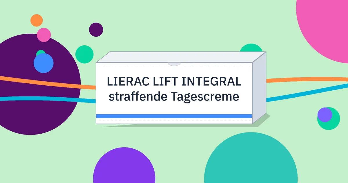 Symbolbild: Packung mit der Aufschrift LIERAC LIFT INTEGRAL straffende Tagescreme (PZN 18240779) – Verfügbarkeit und Bezug in Apotheken in Frankfurt am Main