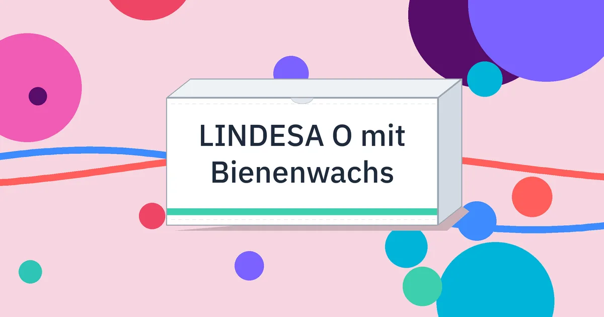 Symbolbild: Packung mit der Aufschrift LINDESA O mit Bienenwachs (PZN 01281225) – Verfügbarkeit und Bezug in Apotheken in Frankfurt am Main