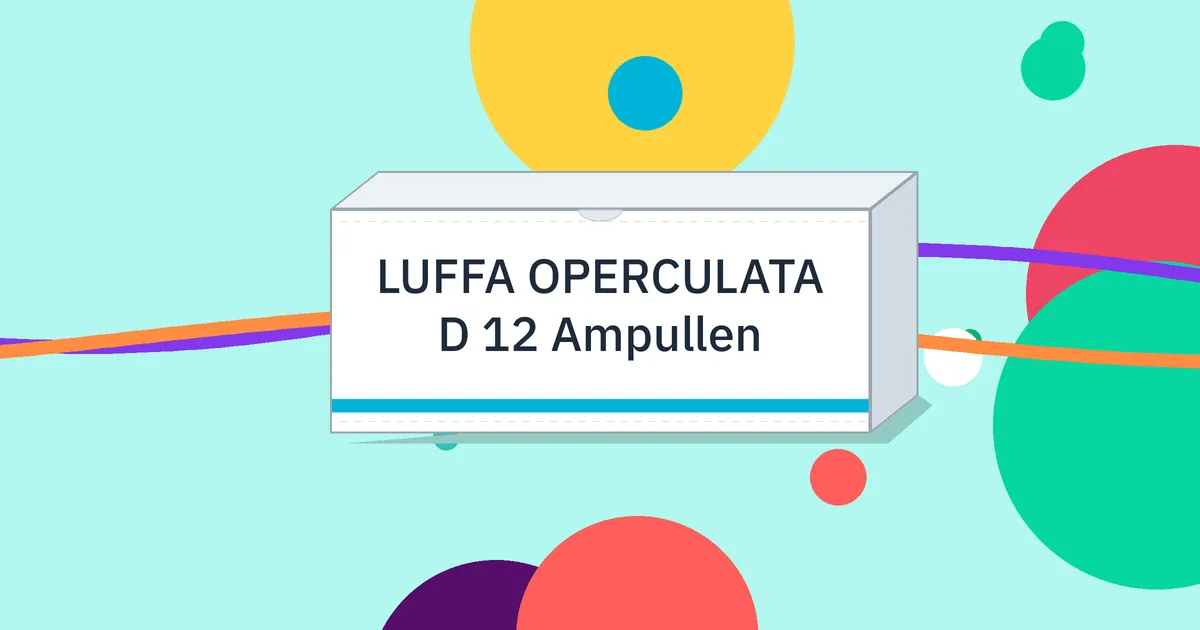 Symbolbild: Packung mit der Aufschrift LUFFA OPERCULATA D 12 Ampullen (PZN 11707027) – Verfügbarkeit und Bezug in Apotheken in Frankfurt am Main