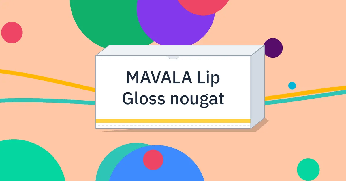 Symbolbild: Packung mit der Aufschrift MAVALA Lip Gloss nougat (PZN 19782376) – Verfügbarkeit und Bezug in Apotheken in Frankfurt am Main