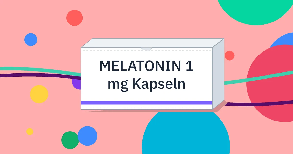 Symbolbild: Packung mit der Aufschrift MELATONIN 1 mg Kapseln (PZN 16226060) – Verfügbarkeit und Bezug in Apotheken in Frankfurt am Main