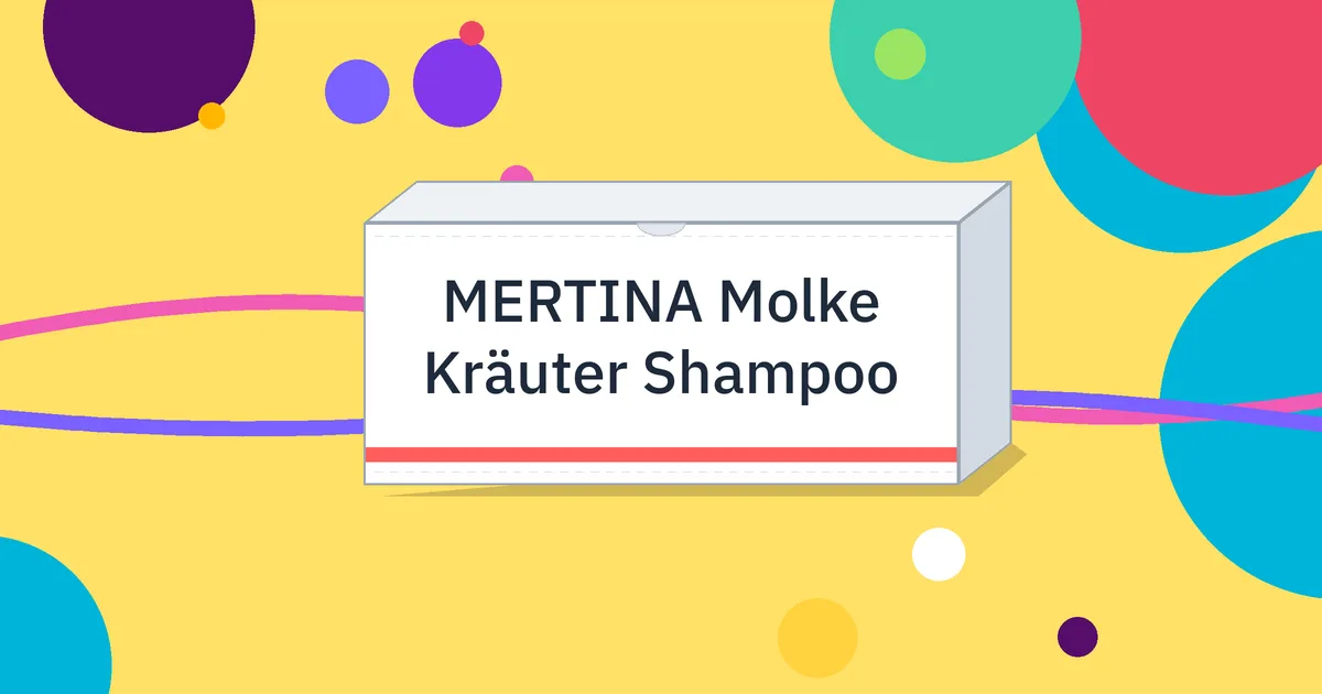 Symbolbild: Packung mit der Aufschrift MERTINA Molke Kräuter Shampoo (PZN 03654050) – Verfügbarkeit und Bezug in Apotheken in Frankfurt am Main