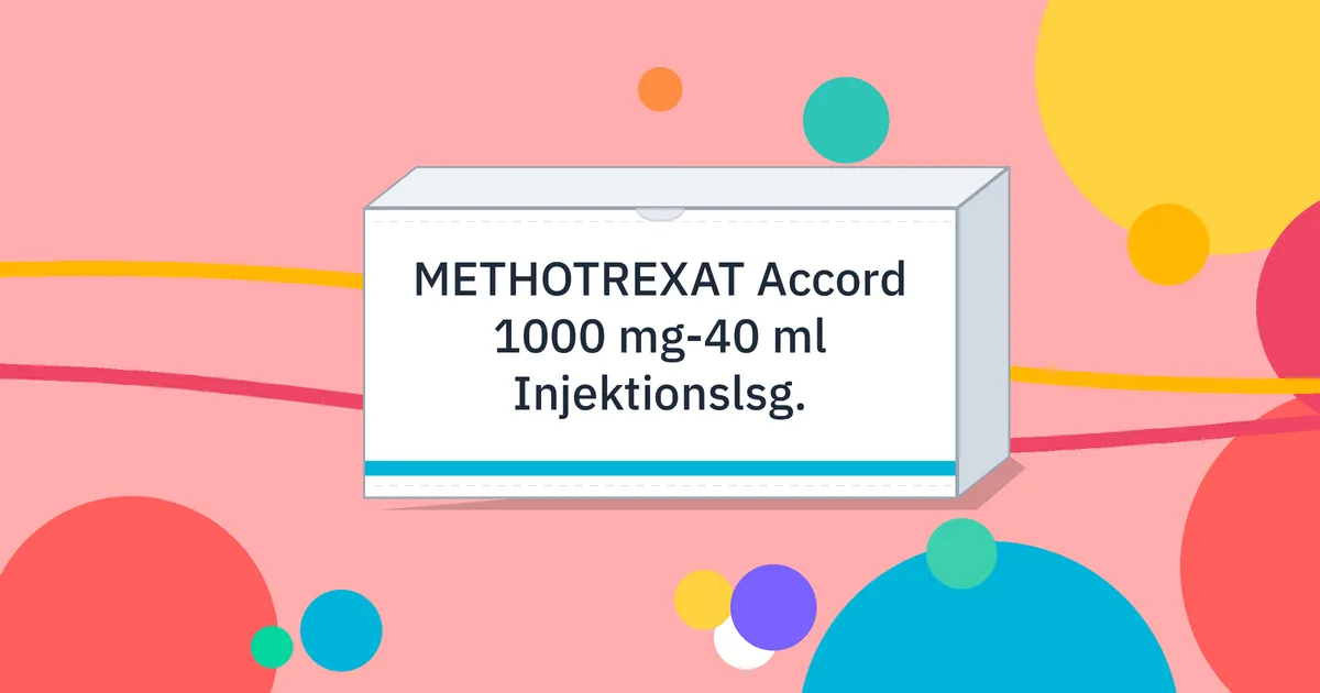 Symbolbild: Packung mit der Aufschrift METHOTREXAT Accord 1000 mg-40 ml Injektionslsg. (PZN 10048290) – Verfügbarkeit und Bezug in Apotheken in Frankfurt am Main
