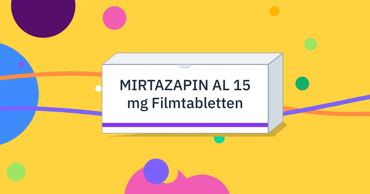 Symbolbild: Packung mit der Aufschrift MIRTAZAPIN AL 15 mg Filmtabletten (PZN 01919047) – Verfügbarkeit und Bezug in Apotheken in Frankfurt am Main