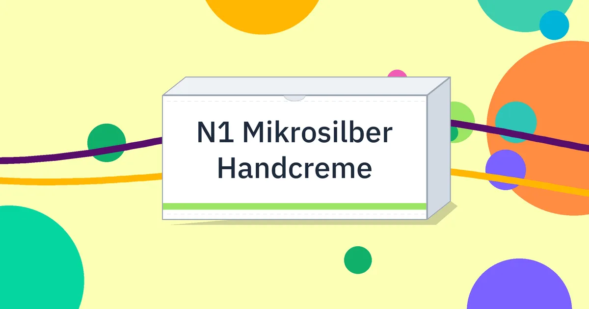 Symbolbild: Packung mit der Aufschrift N1 Mikrosilber Handcreme (PZN 16860897) – Verfügbarkeit und Bezug in Apotheken in Frankfurt am Main