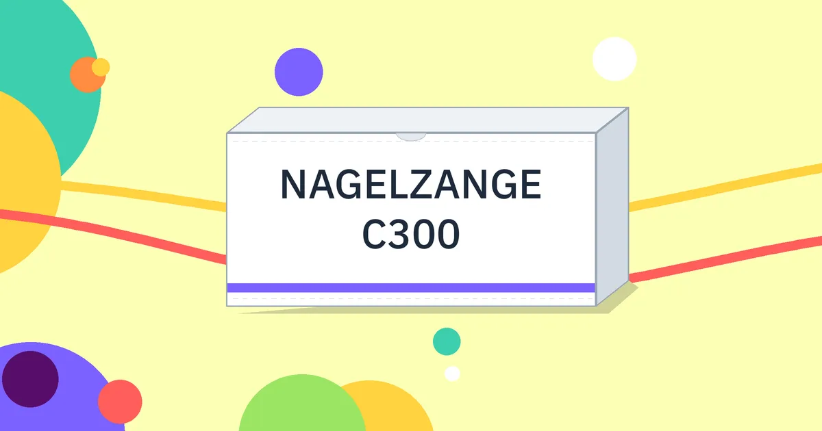 Symbolbild: Packung mit der Aufschrift NAGELZANGE C300 (PZN 01451443) – Verfügbarkeit und Bezug in Apotheken in Frankfurt am Main