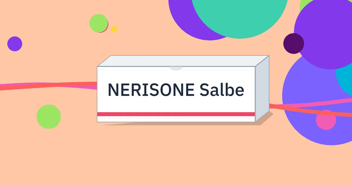 Symbolbild: Packung mit der Aufschrift NERISONE Salbe (PZN 00247545) – Verfügbarkeit und Bezug in Apotheken in Frankfurt am Main