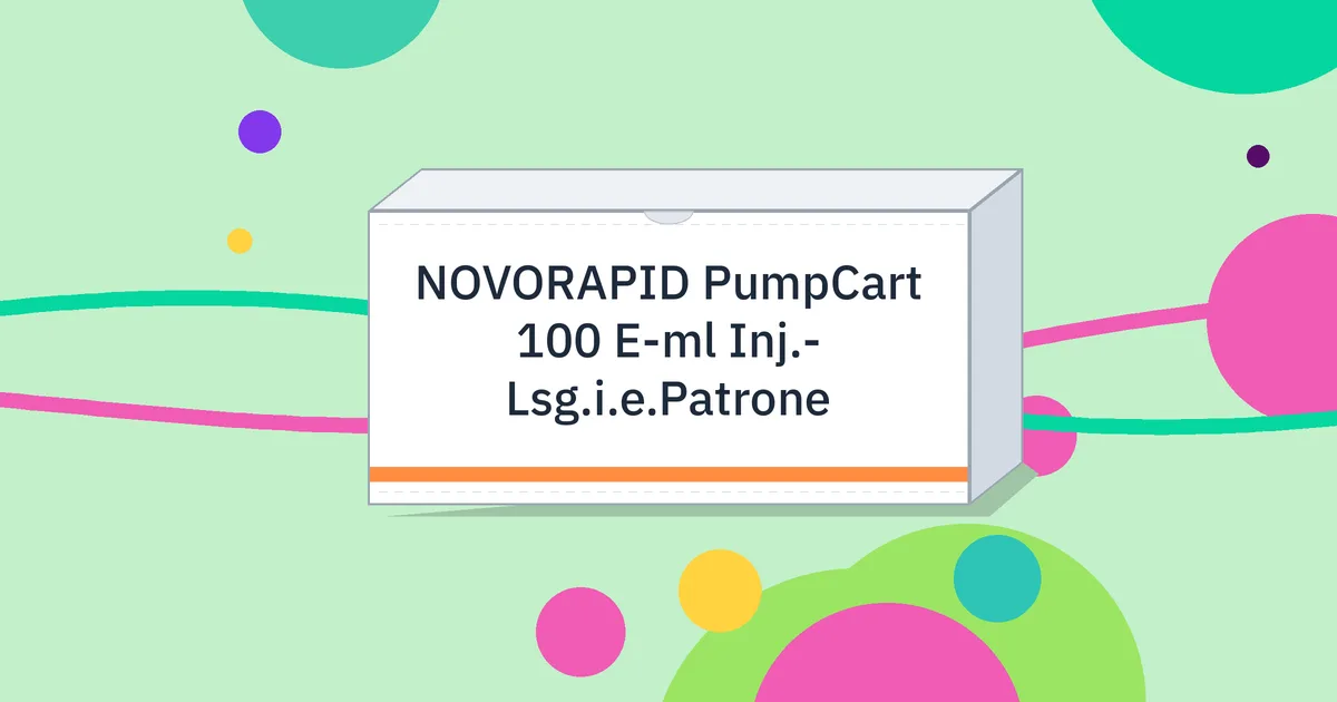 Symbolbild: Packung mit der Aufschrift NOVORAPID PumpCart 100 E-ml Inj.-Lsg.i.e.Patrone (PZN 11072505) – Verfügbarkeit und Bezug in Apotheken in Frankfurt am Main