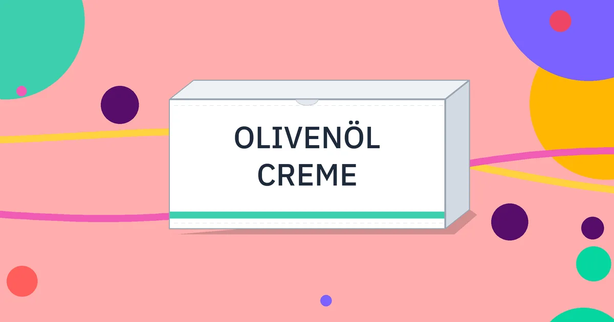 Symbolbild: Packung mit der Aufschrift OLIVENÖL CREME (PZN 08430148) – Verfügbarkeit und Bezug in Apotheken in Frankfurt am Main