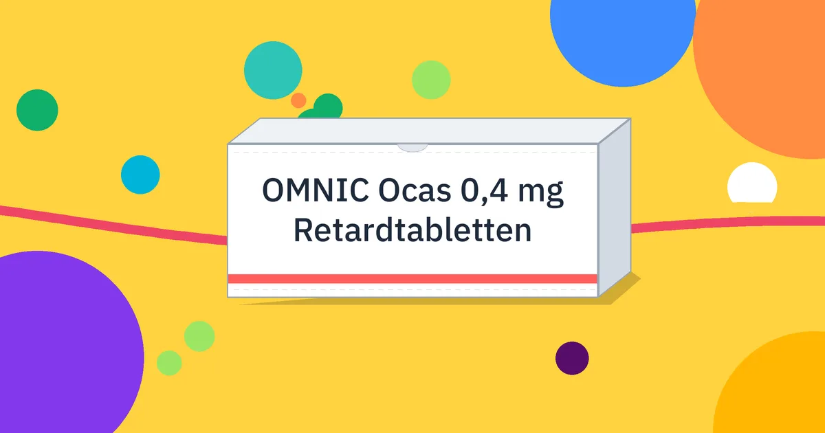 Symbolbild: Packung mit der Aufschrift OMNIC Ocas 0,4 mg Retardtabletten (PZN 11647242) – Verfügbarkeit und Bezug in Apotheken in Frankfurt am Main
