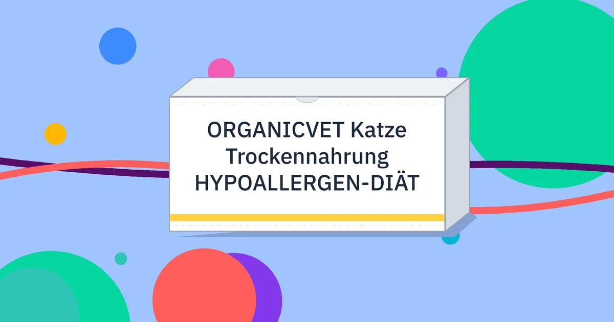 Symbolbild: Packung mit der Aufschrift ORGANICVET Katze Trockennahrung HYPOALLERGEN-DIÄT (PZN 12354134) – Verfügbarkeit und Bezug in Apotheken in Frankfurt am Main