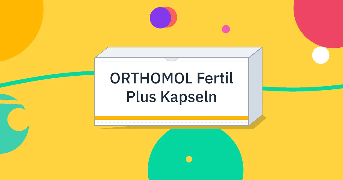 Symbolbild: Packung mit der Aufschrift ORTHOMOL Fertil Plus Kapseln (PZN 02166673) – Verfügbarkeit und Bezug in Apotheken in Frankfurt am Main