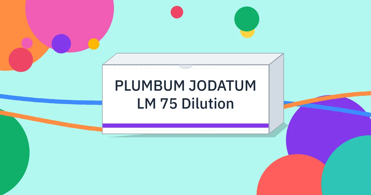 Symbolbild: Packung mit der Aufschrift PLUMBUM JODATUM LM 75 Dilution (PZN 13040969) – Verfügbarkeit und Bezug in Apotheken in Frankfurt am Main