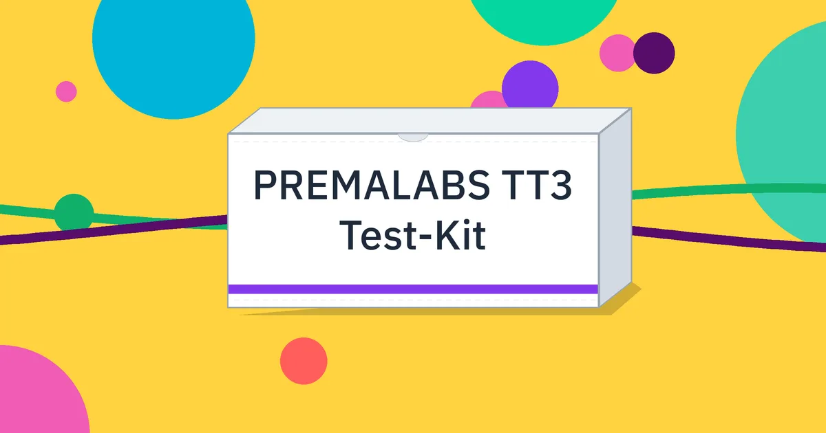 Symbolbild: Packung mit der Aufschrift PREMALABS TT3 Test-Kit (PZN 18235873) – Verfügbarkeit und Bezug in Apotheken in Frankfurt am Main