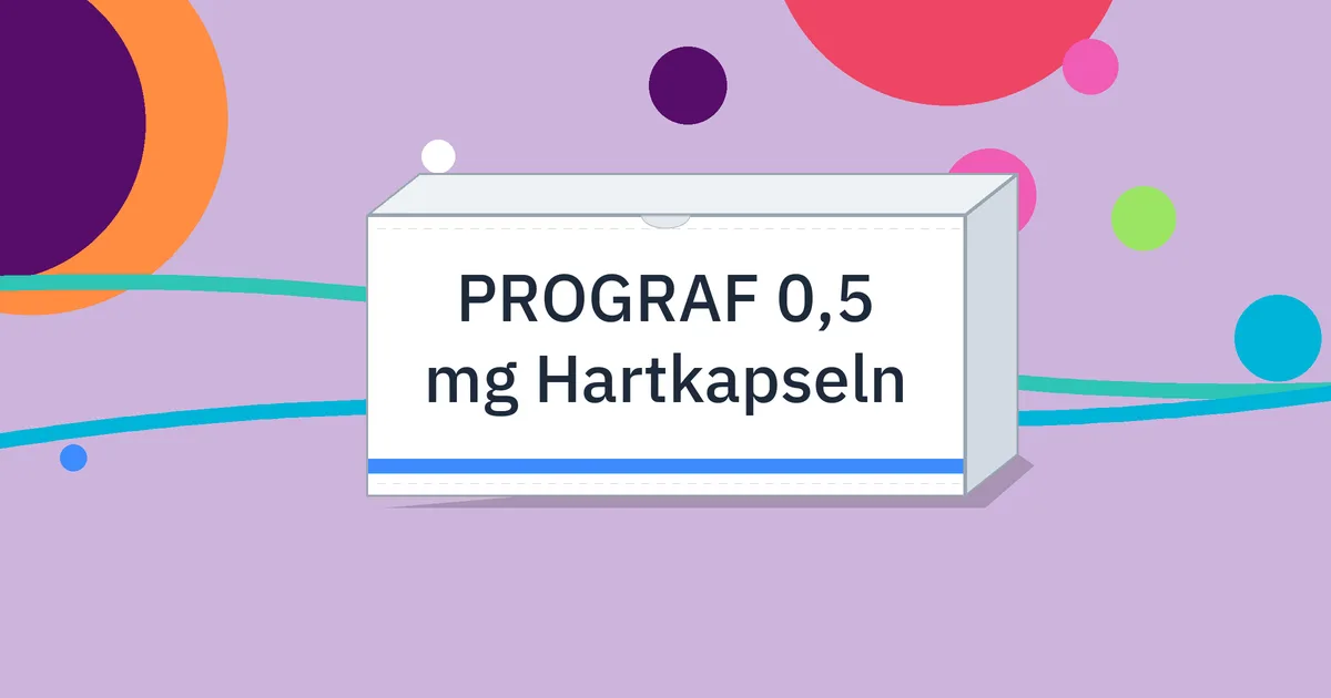 Symbolbild: Packung mit der Aufschrift PROGRAF 0,5 mg Hartkapseln (PZN 20062351) – Verfügbarkeit und Bezug in Apotheken in Frankfurt am Main