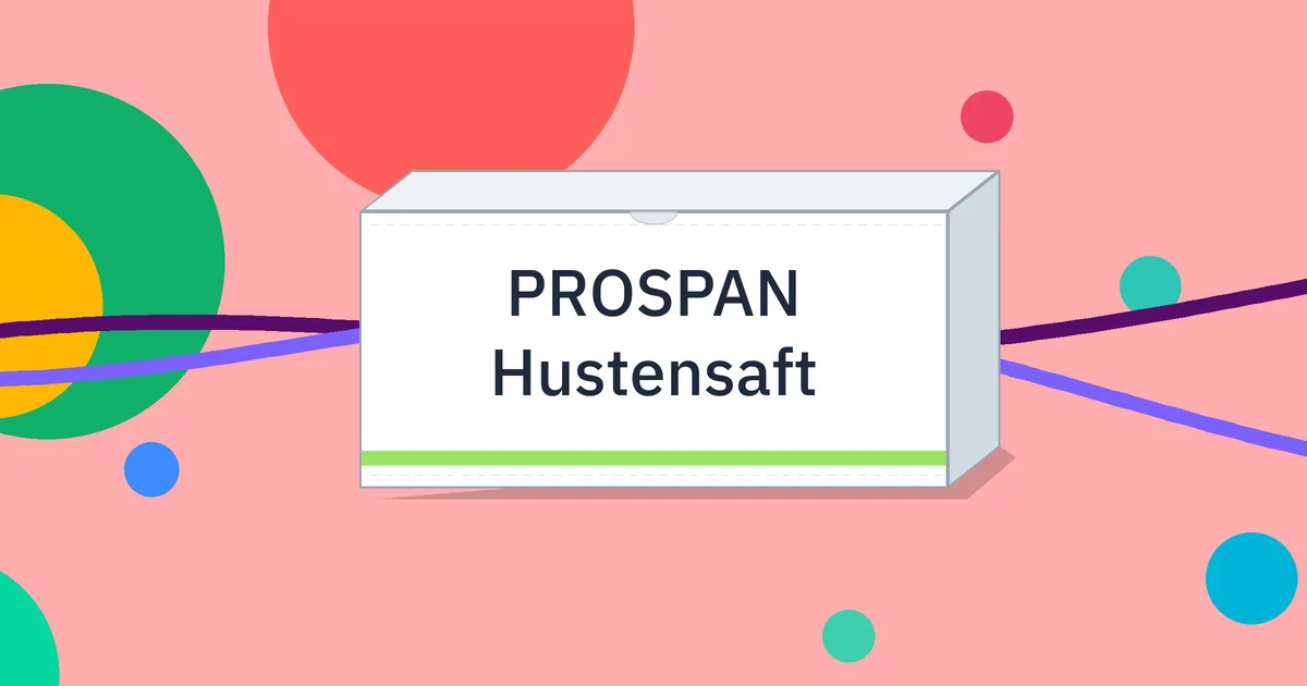 Symbolbild: Packung mit der Aufschrift PROSPAN Hustensaft (PZN 08586005) – Verfügbarkeit und Bezug in Apotheken in Frankfurt am Main