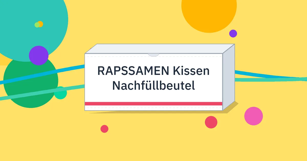 Symbolbild: Packung mit der Aufschrift RAPSSAMEN Kissen Nachfüllbeutel (PZN 05452801) – Verfügbarkeit und Bezug in Apotheken in Frankfurt am Main