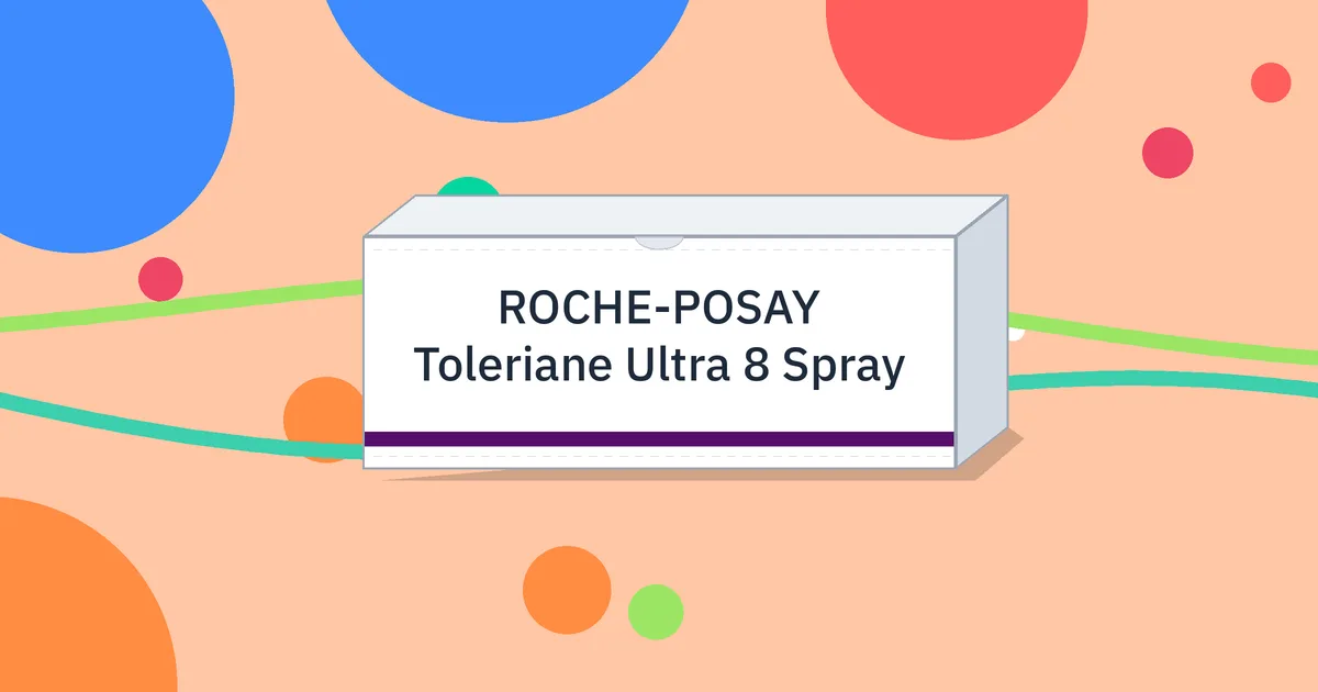 Symbolbild: Packung mit der Aufschrift ROCHE-POSAY Toleriane Ultra 8 Spray (PZN 15379749) – Verfügbarkeit und Bezug in Apotheken in Frankfurt am Main
