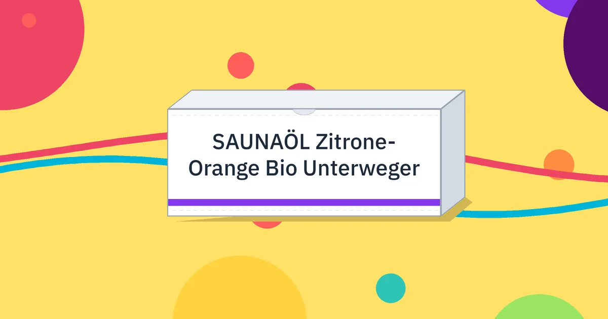 Symbolbild: Packung mit der Aufschrift SAUNAÖL Zitrone-Orange Bio Unterweger (PZN 12437943) – Verfügbarkeit und Bezug in Apotheken in Frankfurt am Main