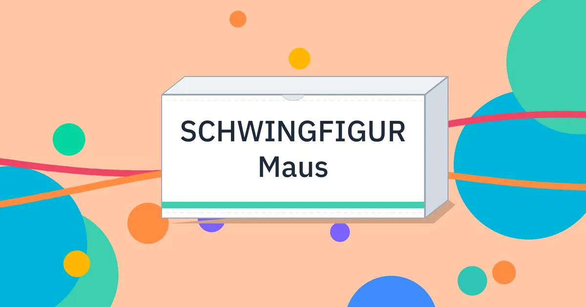 Symbolbild: Packung mit der Aufschrift SCHWINGFIGUR Maus (PZN 14052526) – Verfügbarkeit und Bezug in Apotheken in Frankfurt am Main