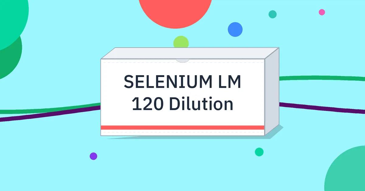 Symbolbild: Packung mit der Aufschrift SELENIUM LM 120 Dilution (PZN 13186064) – Verfügbarkeit und Bezug in Apotheken in Frankfurt am Main
