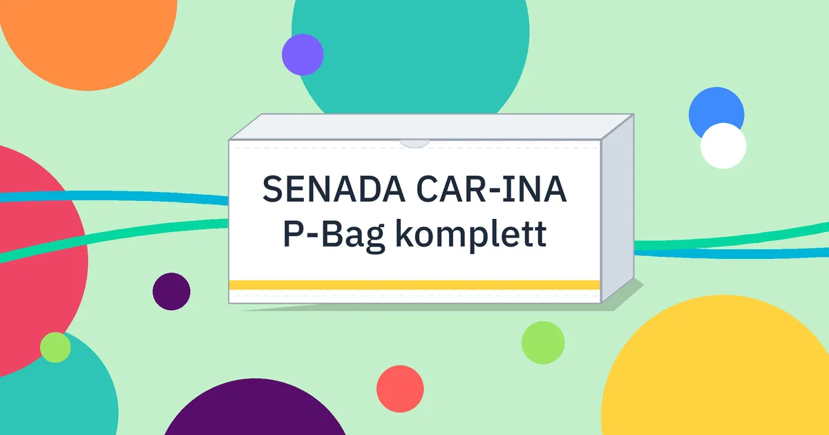 Symbolbild: Packung mit der Aufschrift SENADA CAR-INA P-Bag komplett (PZN 09467432) – Verfügbarkeit und Bezug in Apotheken in Frankfurt am Main