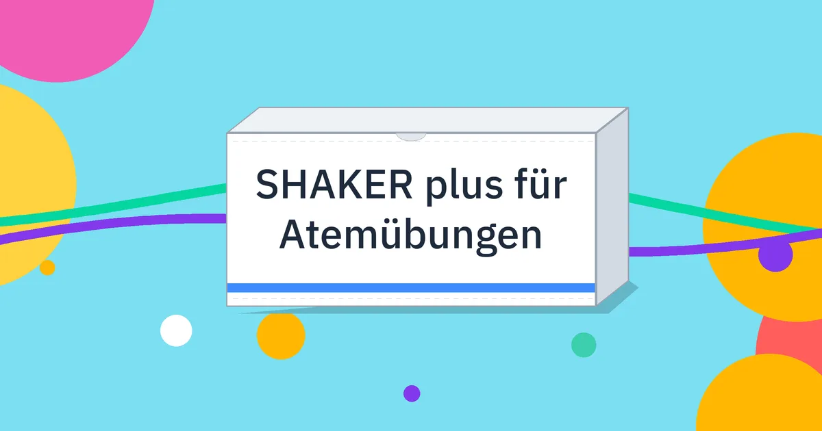 Symbolbild: Packung mit der Aufschrift SHAKER plus für Atemübungen (PZN 10061830) – Verfügbarkeit und Bezug in Apotheken in Frankfurt am Main