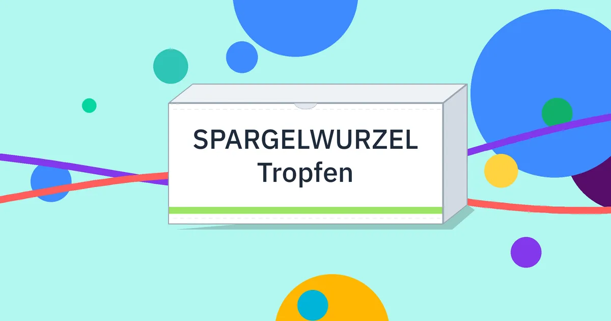 Symbolbild: Packung mit der Aufschrift SPARGELWURZEL Tropfen (PZN 18781185) – Verfügbarkeit und Bezug in Apotheken in Frankfurt am Main