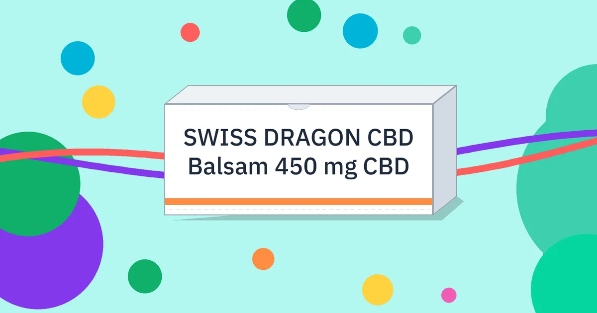 Symbolbild: Packung mit der Aufschrift SWISS DRAGON CBD Balsam 450 mg CBD (PZN 19398867) – Verfügbarkeit und Bezug in Apotheken in Frankfurt am Main