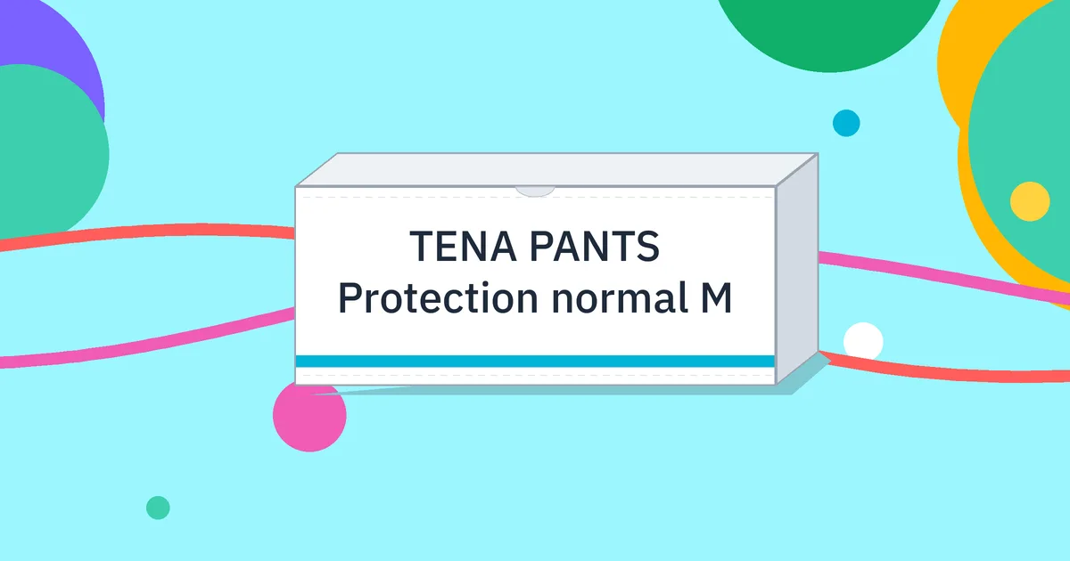 Symbolbild: Packung mit der Aufschrift TENA PANTS Protection normal M (PZN 19296960) – Verfügbarkeit und Bezug in Apotheken in Frankfurt am Main