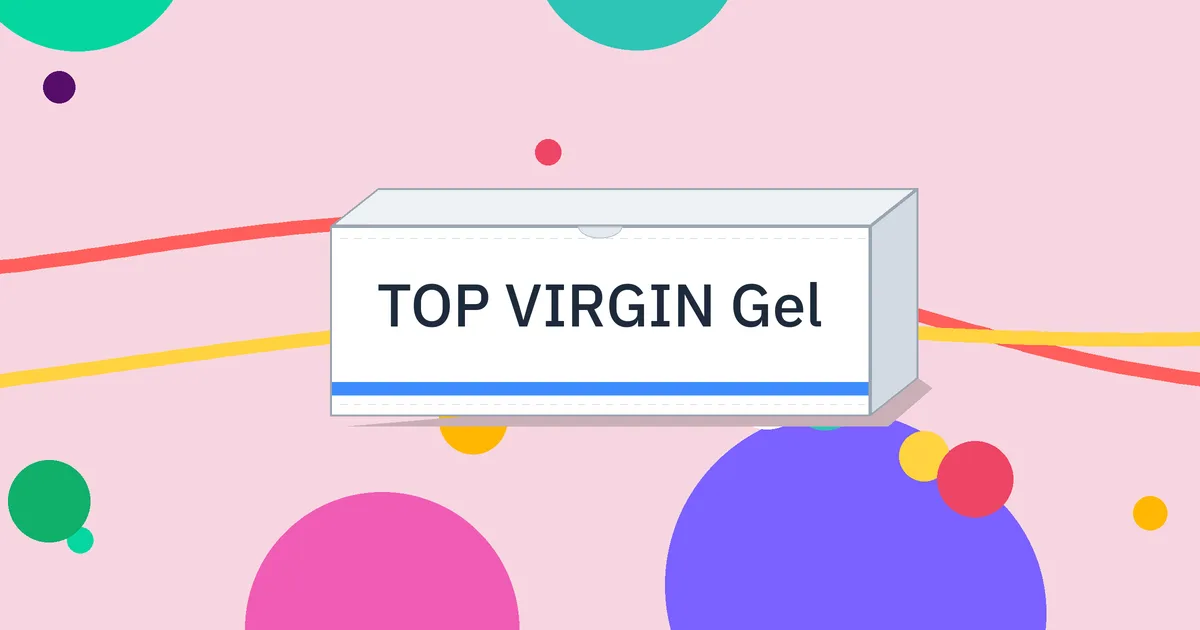 Symbolbild: Packung mit der Aufschrift TOP VIRGIN Gel (PZN 20513090) – Verfügbarkeit und Bezug in Apotheken in Frankfurt am Main