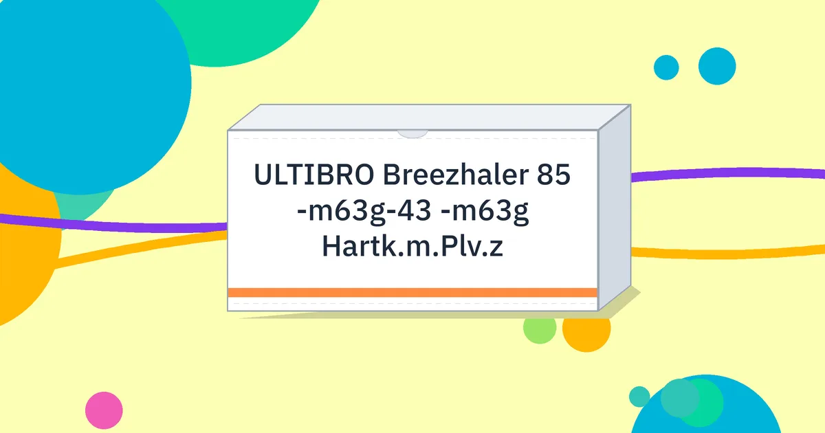 Symbolbild: Packung mit der Aufschrift ULTIBRO Breezhaler 85 -m63g-43 -m63g Hartk.m.Plv.z (PZN 11542833) – Verfügbarkeit und Bezug in Apotheken in Frankfurt am Main