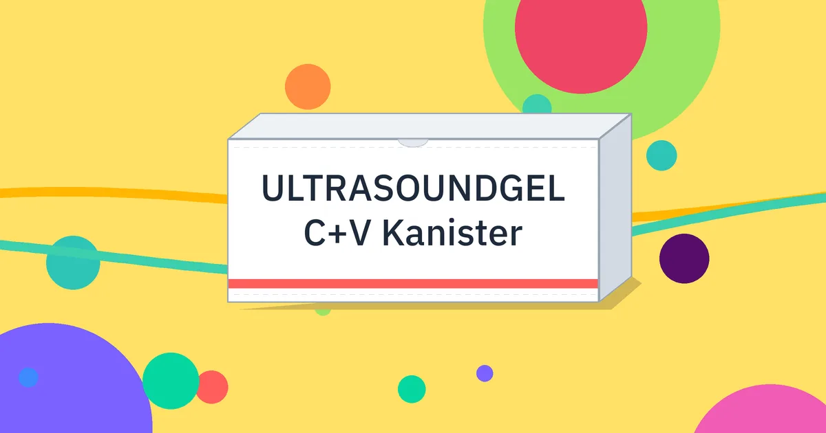 Symbolbild: Packung mit der Aufschrift ULTRASOUNDGEL C+V Kanister (PZN 18468761) – Verfügbarkeit und Bezug in Apotheken in Frankfurt am Main