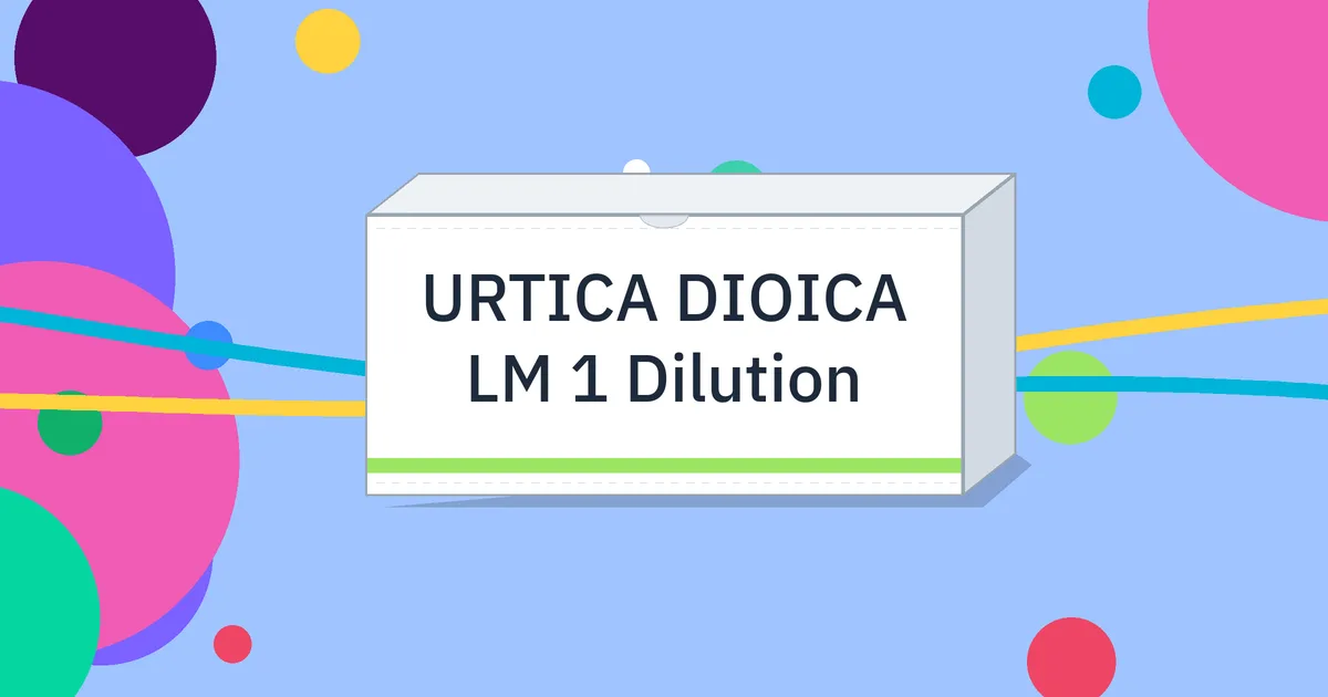 Symbolbild: Packung mit der Aufschrift URTICA DIOICA LM 1 Dilution (PZN 13257083) – Verfügbarkeit und Bezug in Apotheken in Frankfurt am Main