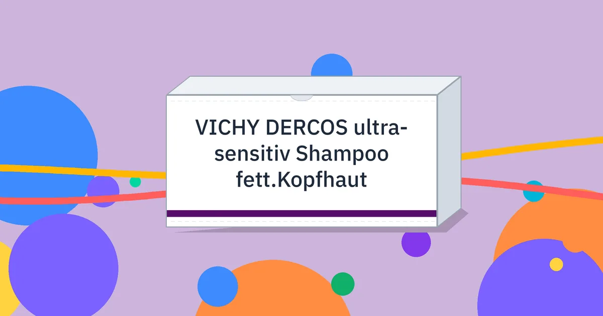 Symbolbild: Packung mit der Aufschrift VICHY DERCOS ultra-sensitiv Shampoo fett.Kopfhaut (PZN 11594416) – Verfügbarkeit und Bezug in Apotheken in Frankfurt am Main