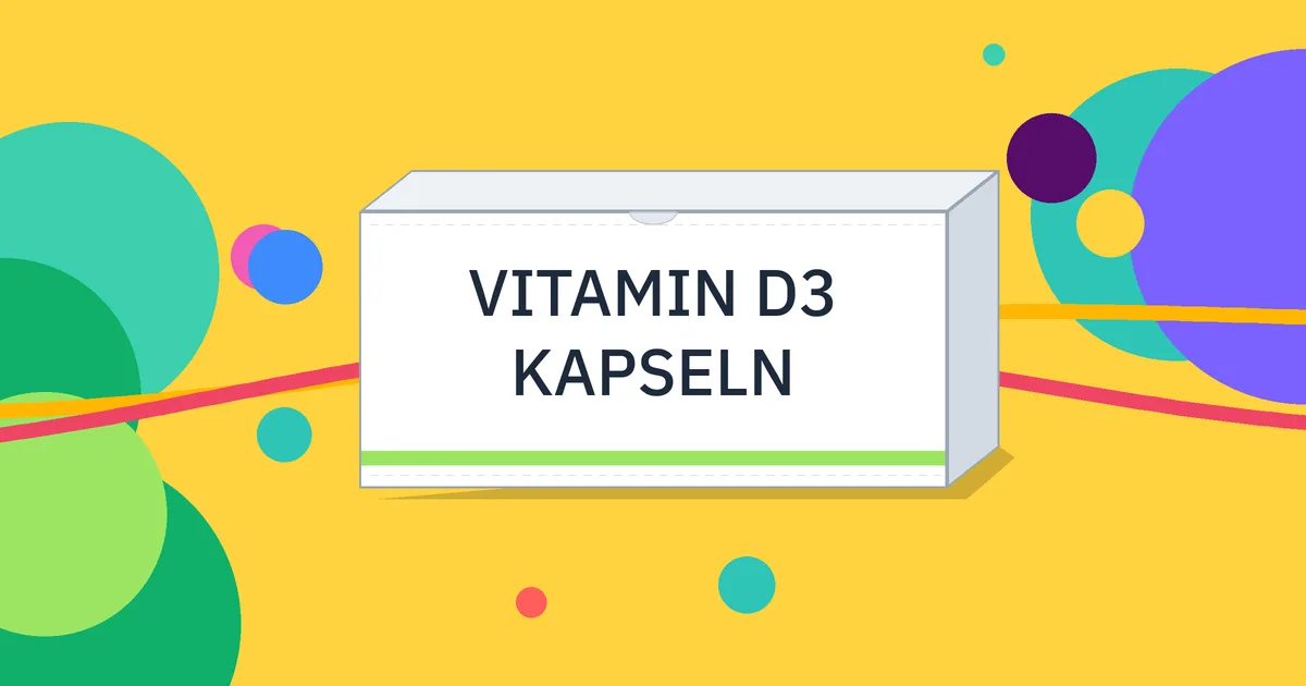 Symbolbild: Packung mit der Aufschrift VITAMIN D3 KAPSELN (PZN 07537743) – Verfügbarkeit und Bezug in Apotheken in Frankfurt am Main