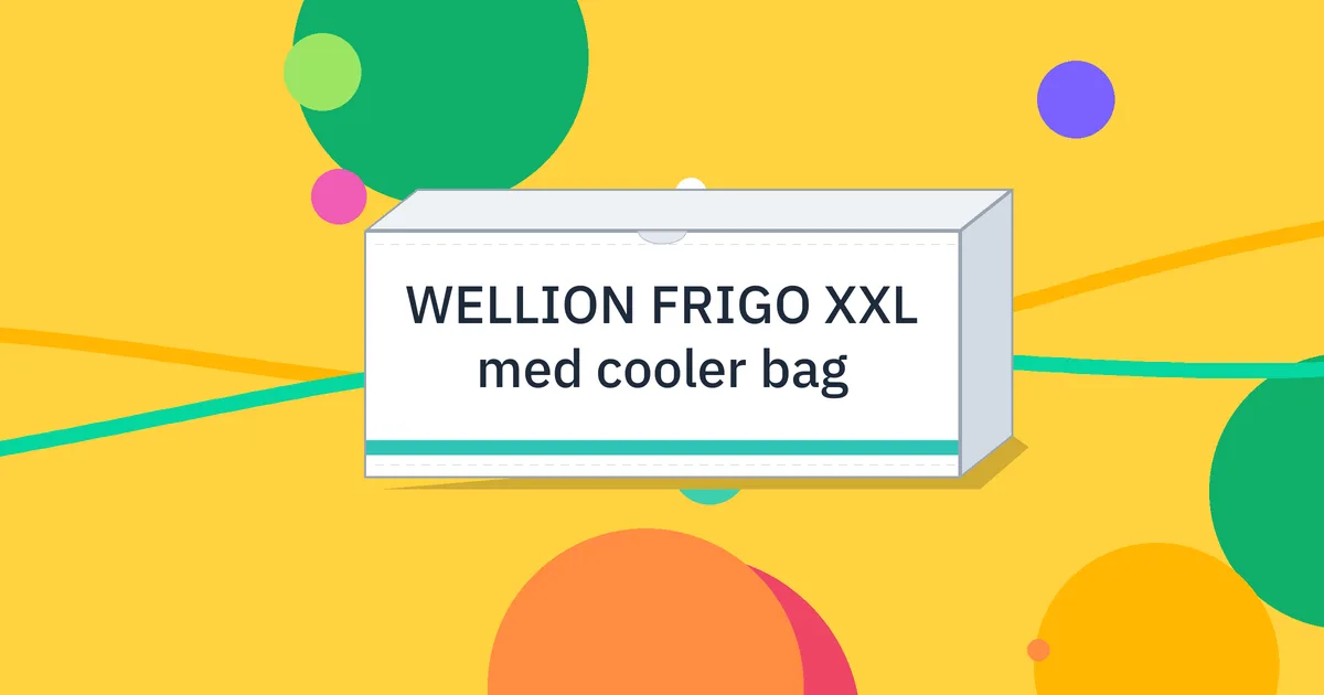 Symbolbild: Packung mit der Aufschrift WELLION FRIGO XXL med cooler bag (PZN 08812648) – Verfügbarkeit und Bezug in Apotheken in Frankfurt am Main