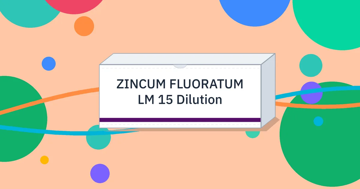 Symbolbild: Packung mit der Aufschrift ZINCUM FLUORATUM LM 15 Dilution (PZN 13293268) – Verfügbarkeit und Bezug in Apotheken in Frankfurt am Main