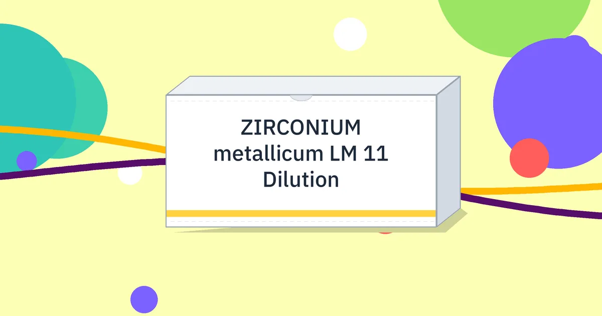 Symbolbild: Packung mit der Aufschrift ZIRCONIUM metallicum LM 11 Dilution (PZN 13302636) – Verfügbarkeit und Bezug in Apotheken in Frankfurt am Main