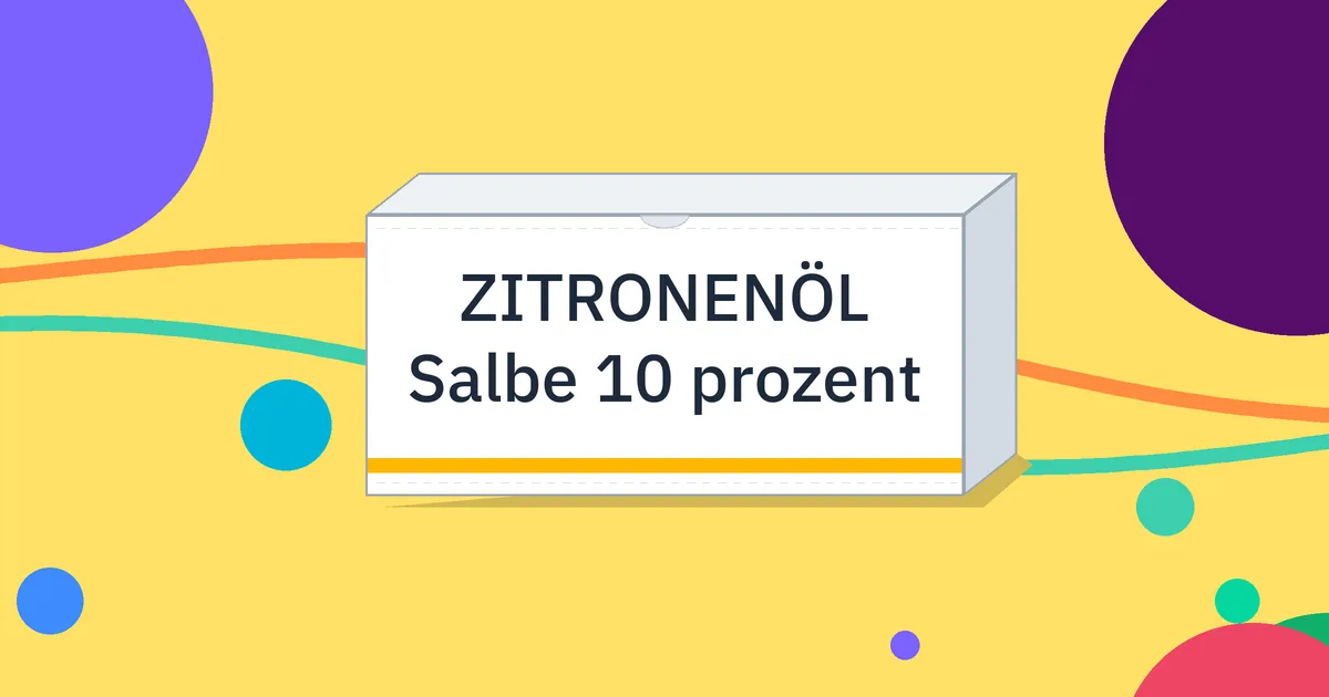 Symbolbild: Packung mit der Aufschrift ZITRONENÖL Salbe 10 prozent (PZN 16674083) – Verfügbarkeit und Bezug in Apotheken in Frankfurt am Main