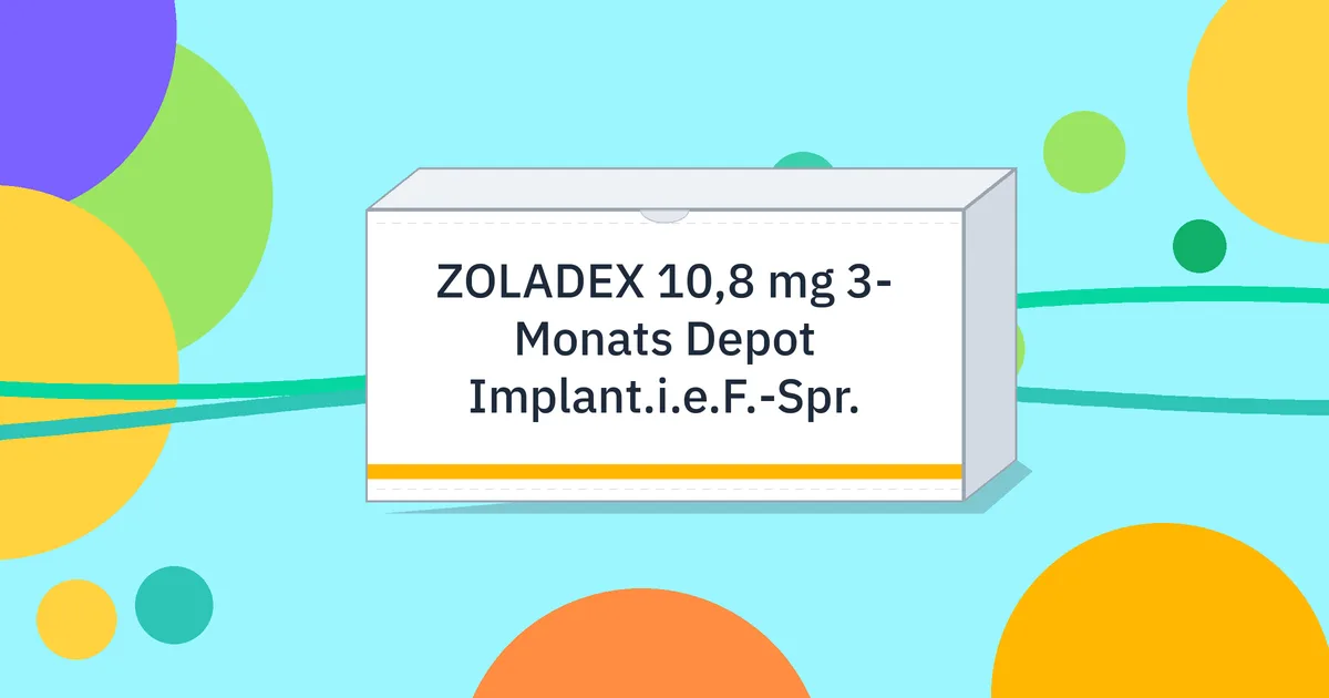 Symbolbild: Packung mit der Aufschrift ZOLADEX 10,8 mg 3-Monats Depot Implant.i.e.F.-Spr. (PZN 16575429) – Verfügbarkeit und Bezug in Apotheken in Frankfurt am Main
