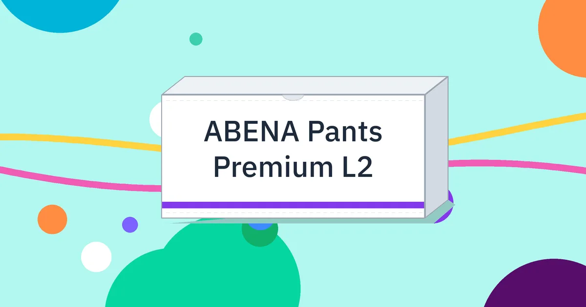 Symbolbild: Packung mit der Aufschrift ABENA Pants Premium L2 (PZN 20589845) – Verfügbarkeit und Bezug in Apotheken in Frankfurt am Main