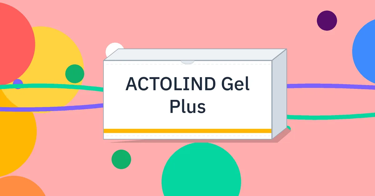 Symbolbild: Packung mit der Aufschrift ACTOLIND Gel Plus (PZN 20740791) – Verfügbarkeit und Bezug in Apotheken in Frankfurt am Main