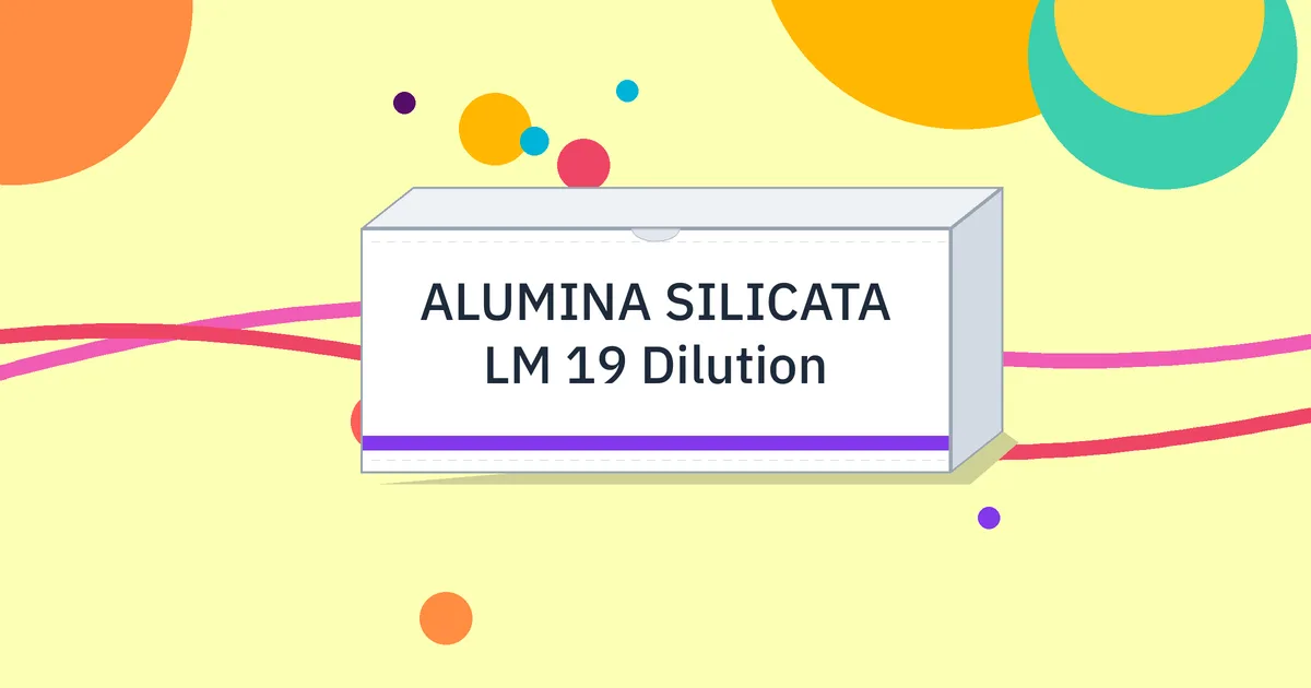 Symbolbild: Packung mit der Aufschrift ALUMINA SILICATA LM 19 Dilution (PZN 12758989) – Verfügbarkeit und Bezug in Apotheken in Frankfurt am Main