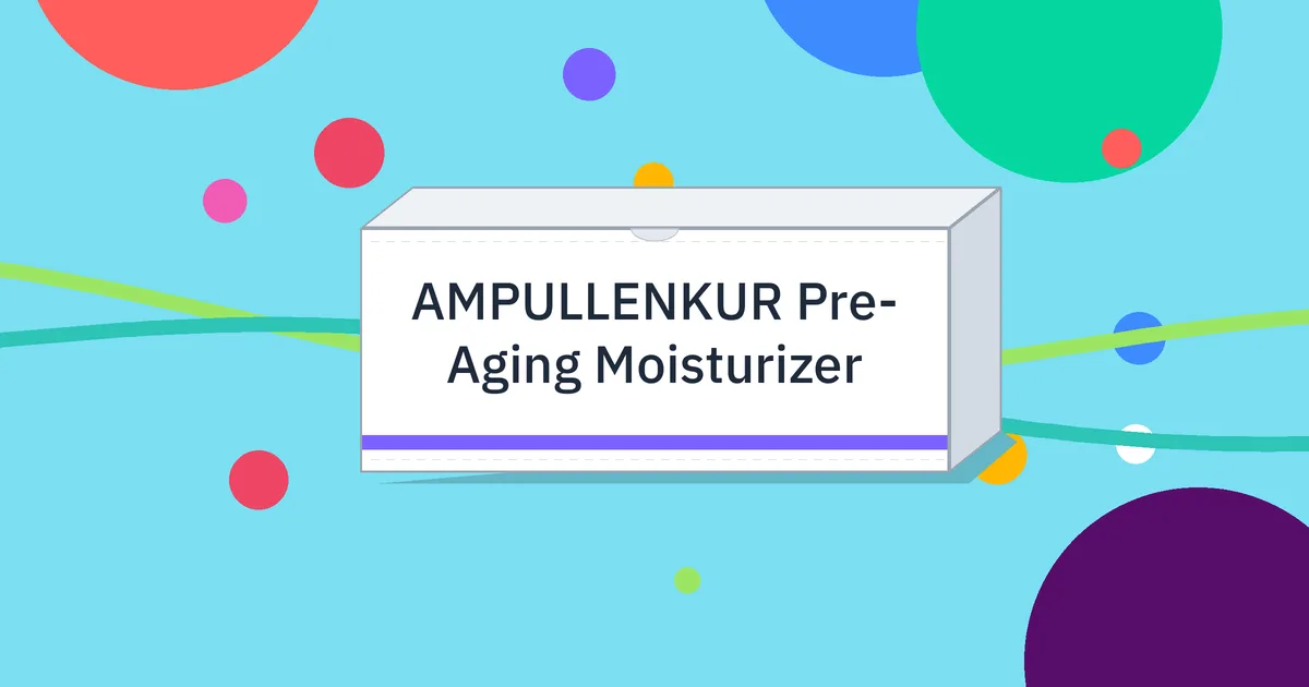 Symbolbild: Packung mit der Aufschrift AMPULLENKUR Pre-Aging Moisturizer (PZN 15817221) – Verfügbarkeit und Bezug in Apotheken in Frankfurt am Main